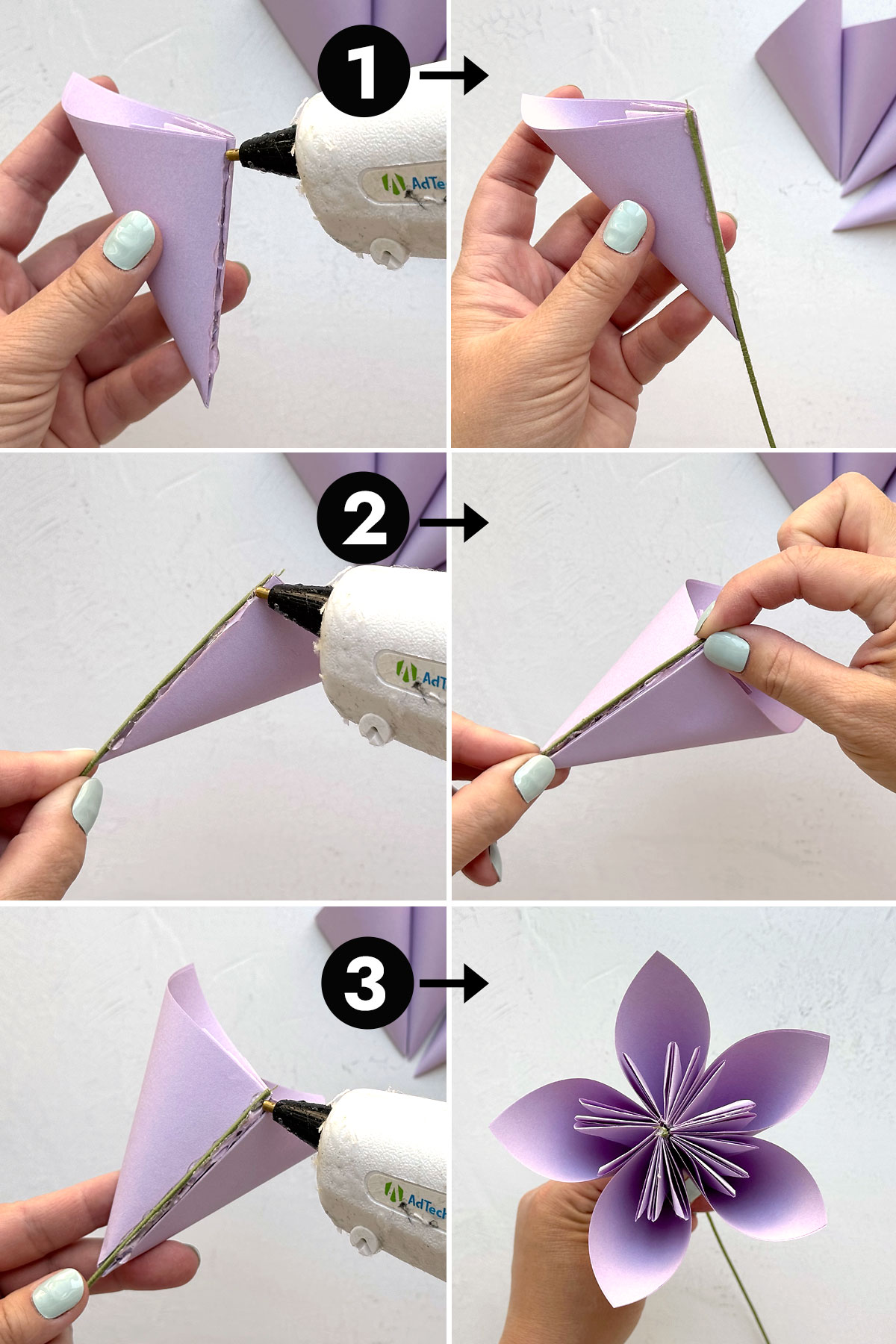How To Make Easy Origami Flowers For Kids