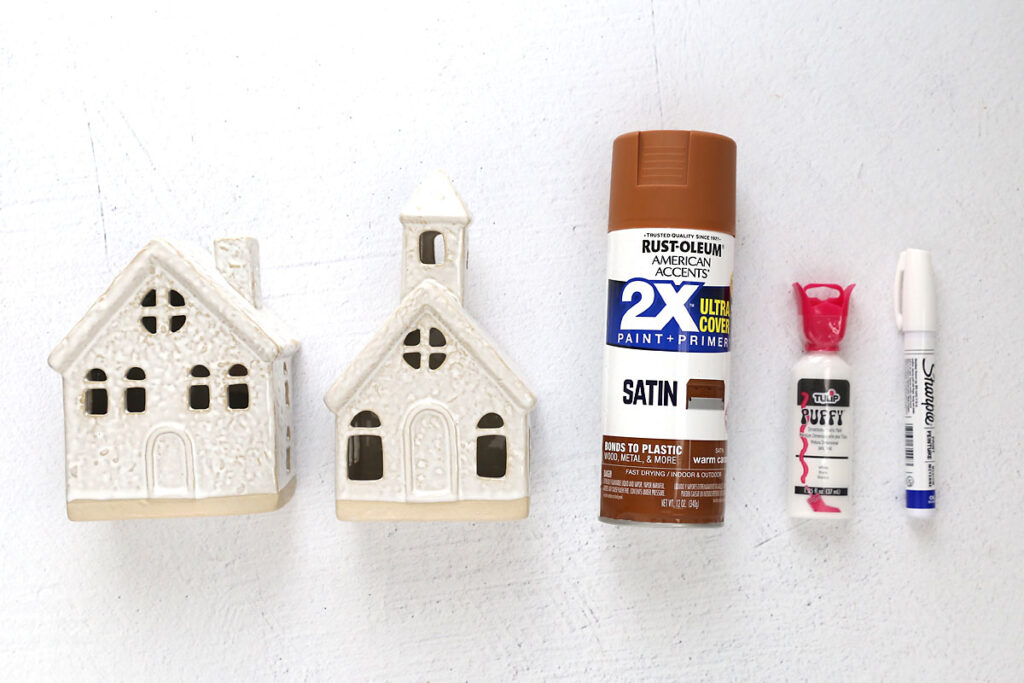 DIY Pottery Barn Gingerbread Houses - It's Always Autumn