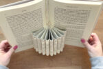 DIY Folded Book Vase - It's Always Autumn