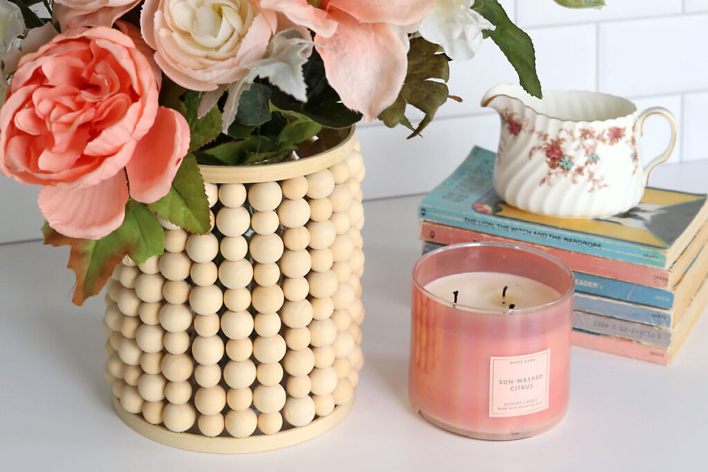 DIY Beaded Vase - It's Always Autumn