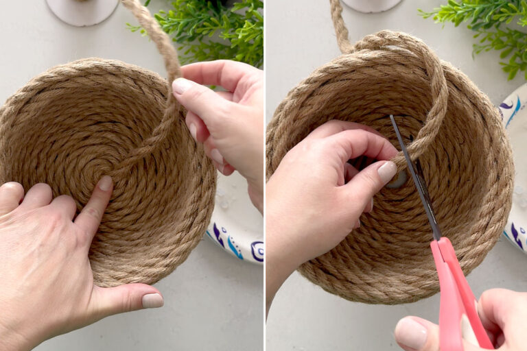 DIY Home Decor Rope Trays - It's Always Autumn
