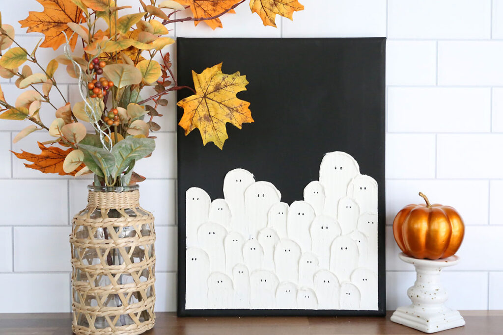 DIY Ghost Wall Art - It's Always Autumn