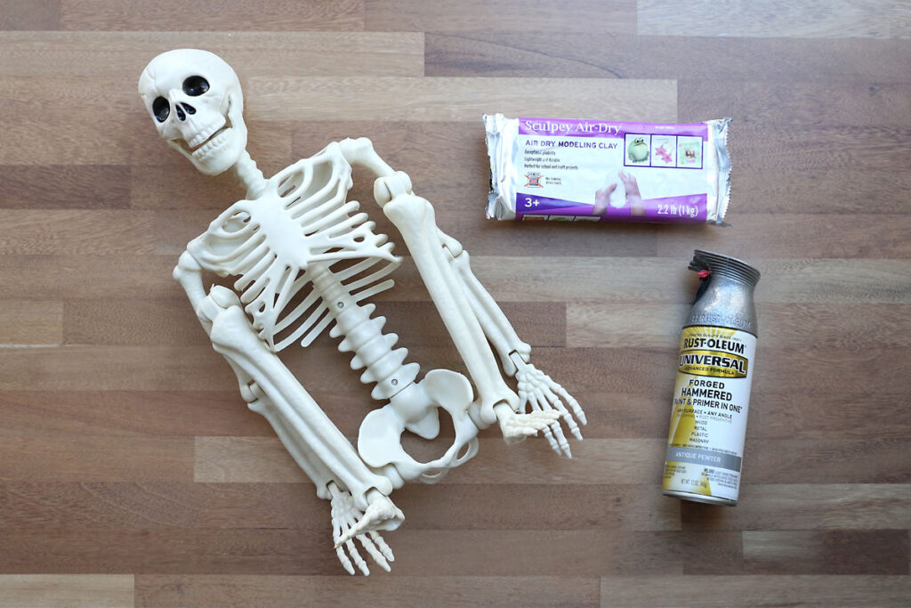 Skeleton Candy Bowl (Pottery Barn Dupe) - It's Always Autumn