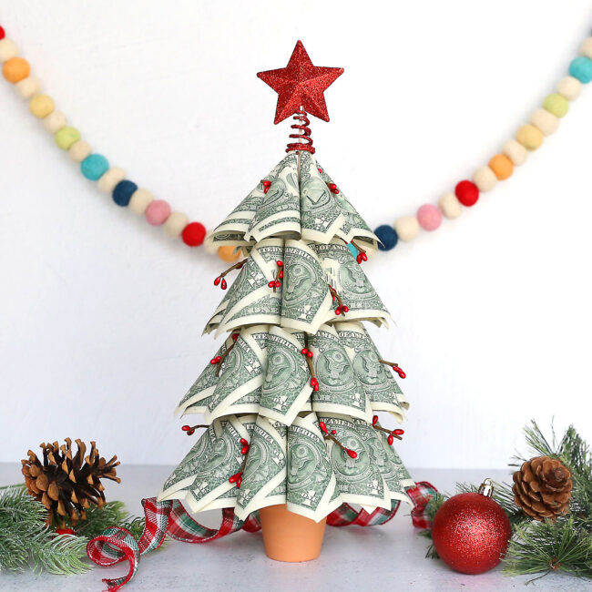 Money Christmas Tree - It's Always Autumn
